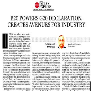 B20 India